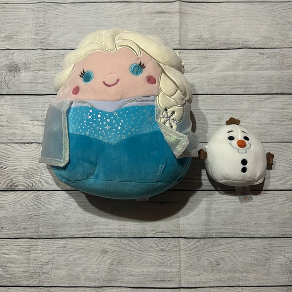 Squishmallows | Toys | Disney Squishmallow Elsa Olaf | Poshmark